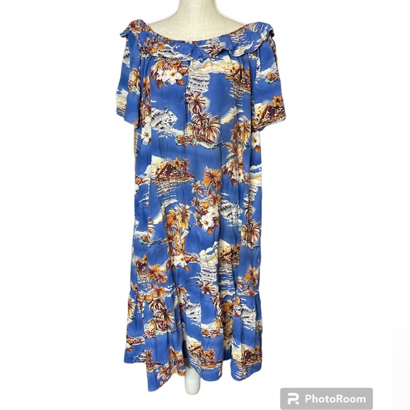 Dresses | Hawaiian Palm Tree Dress | Poshmark